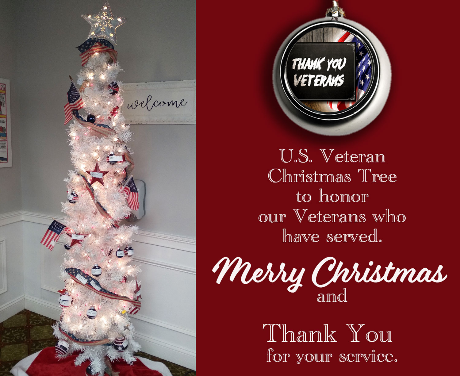 Veteran Christmas Tree - The Arbors Assisted Living Community