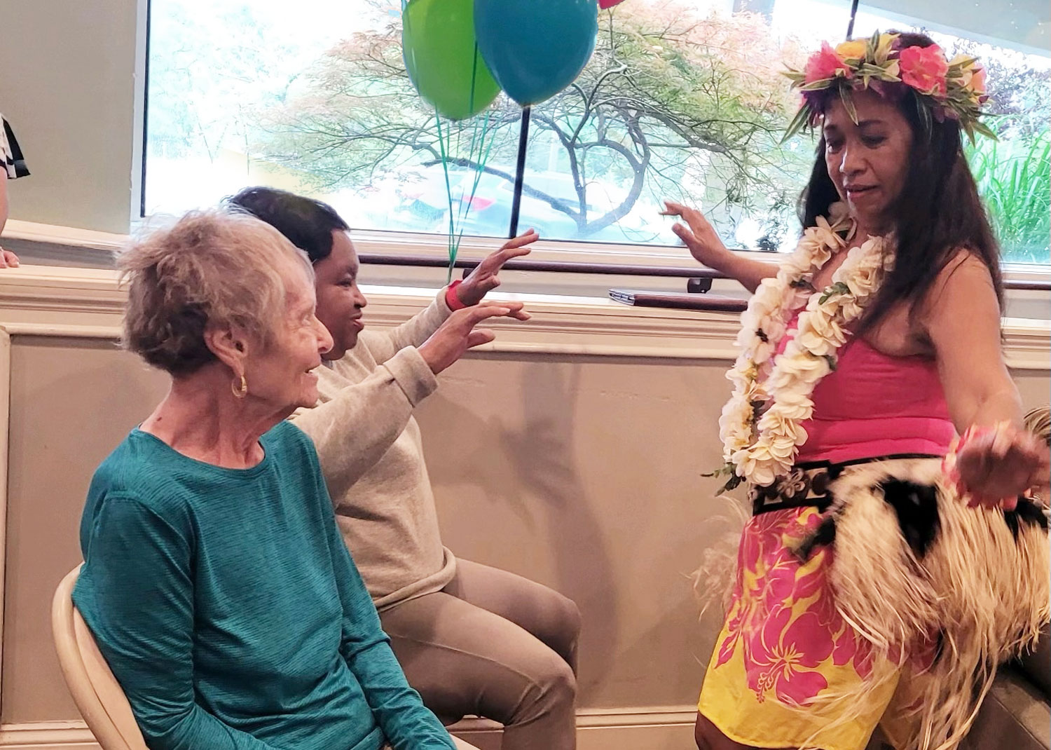 Luau Day - The Arbors Assisted Living Community